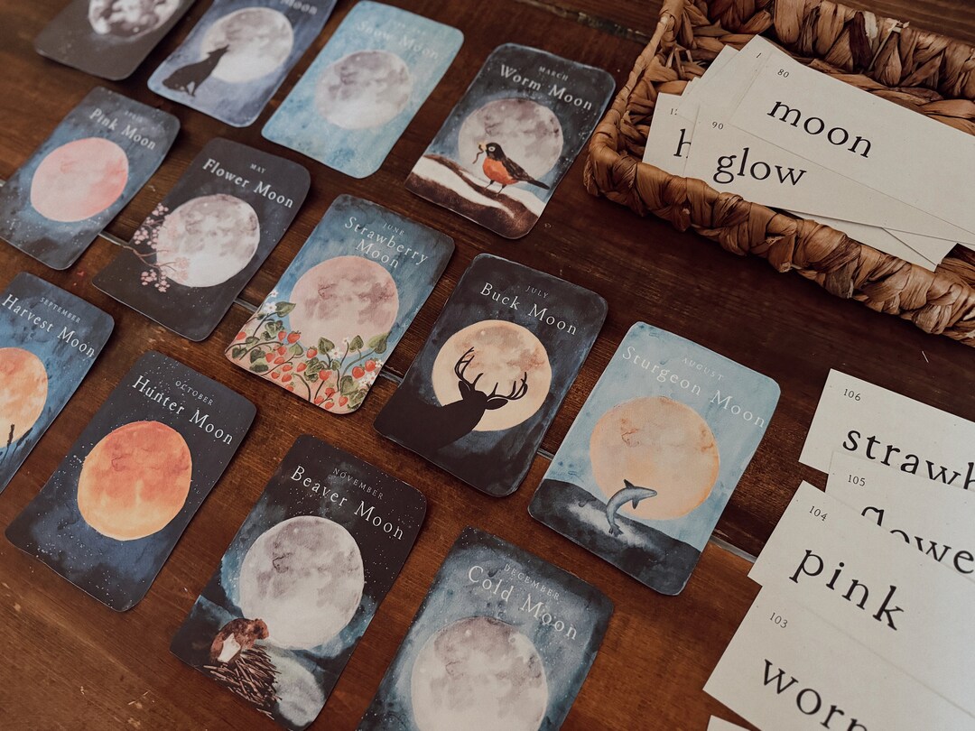 Full Moons Instant Download Printable - Etsy
