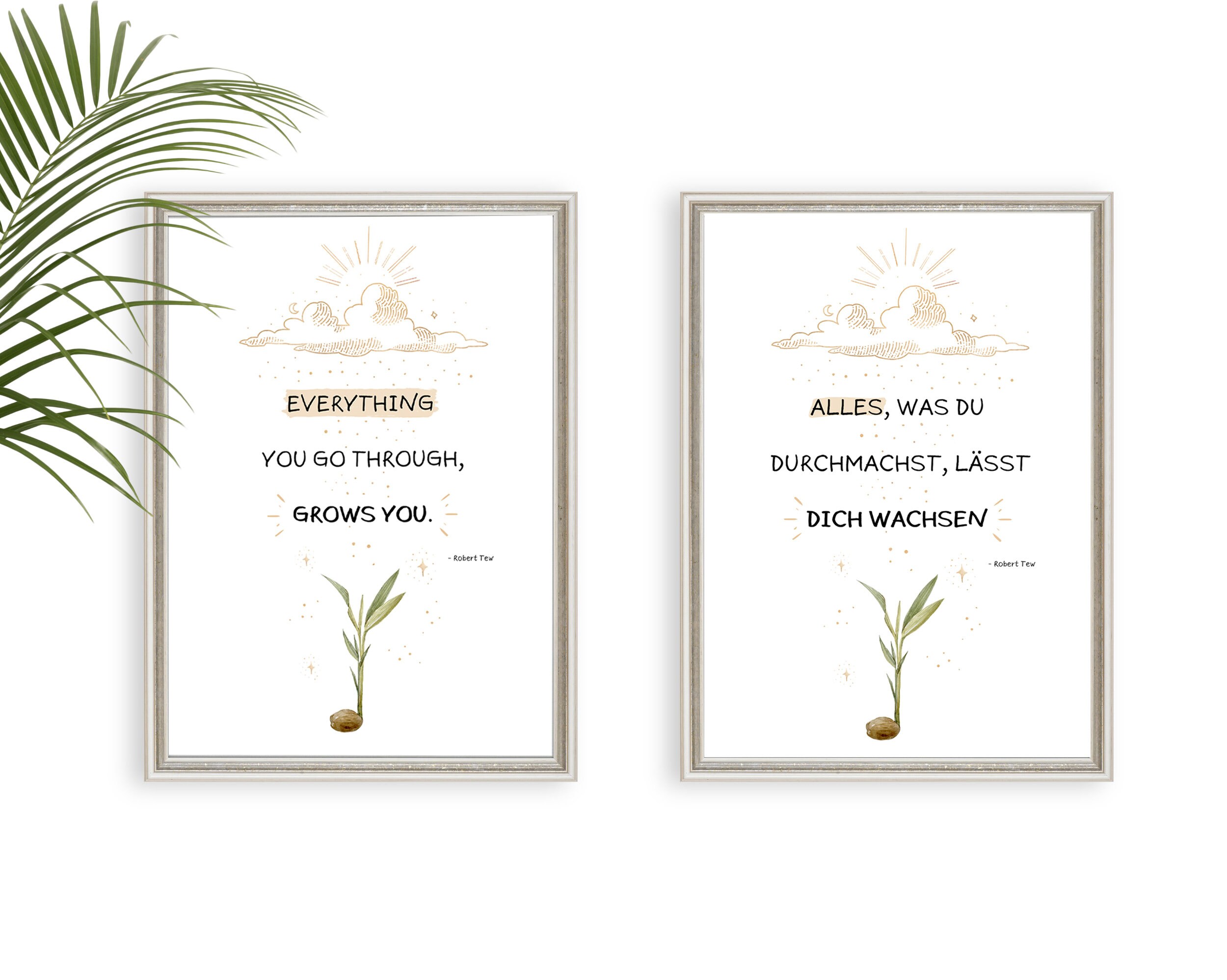 Everything You Go Through Grows You Printable Wall Art | Etsy