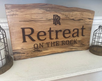 Live Edge Sign - Etsy