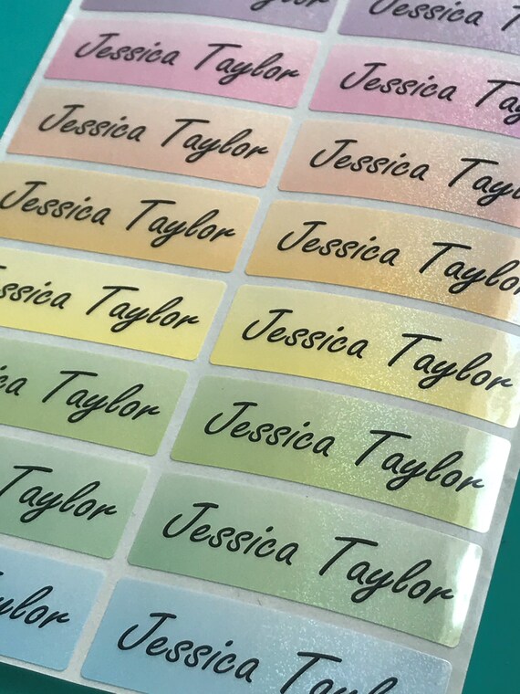 Labels Paper & Party Supplies 46x15mm /Custom Waterproof Color Name ...