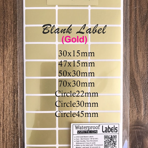 Waterproof Labels - Etsy