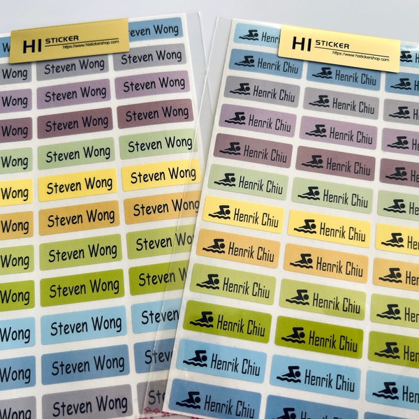 Waterproof Name Labels - Etsy Canada
