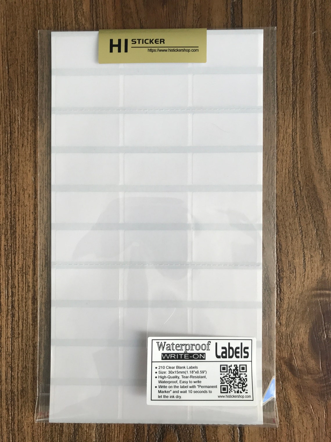 Waterproof Blank Labels/clear Write on Label/transparent Stickers/all ...