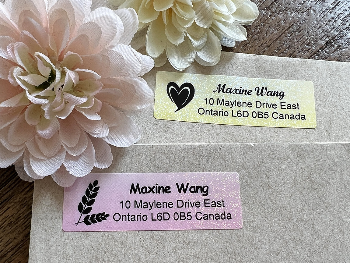 Colorful Return Address Label(46x15mm)/ Waterproof Address Label/return ...