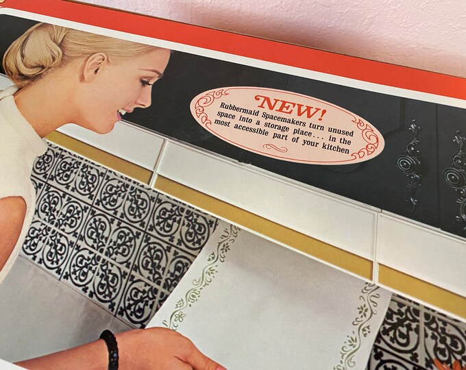 Vintage NOS Rubbermaid Spacemaker Paper Towel and Wrap Dispenser NIB ...