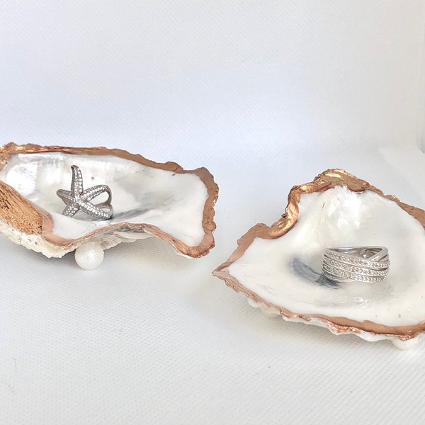 Oyster Shell Ring Dish - Etsy