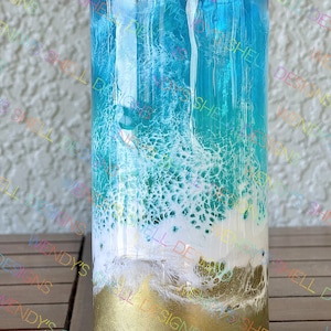 Beach Vase for Flowers, Coastal Decor, Beach House Gift, Beach Wedding ...