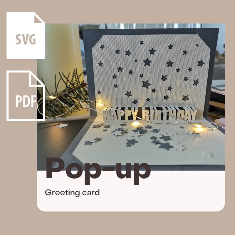 Cricut Pop up Cards - Etsy