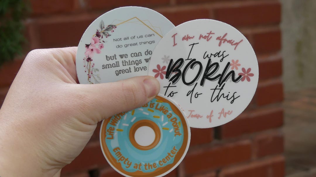 Feminine Catholic Saints Vinyl Sticker Set – Waterproof Inspirational ...