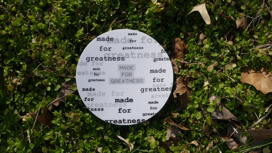 Saint John Paul II Catholic Sticker - "made for Greatness" Vinyl Quote ...
