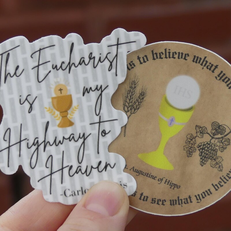 Communion Stickers - Etsy