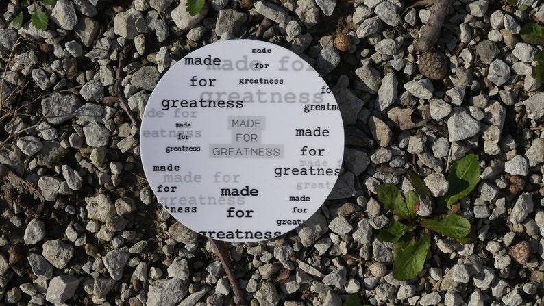 Saint John Paul II Catholic Sticker - "made for Greatness" Vinyl Quote ...