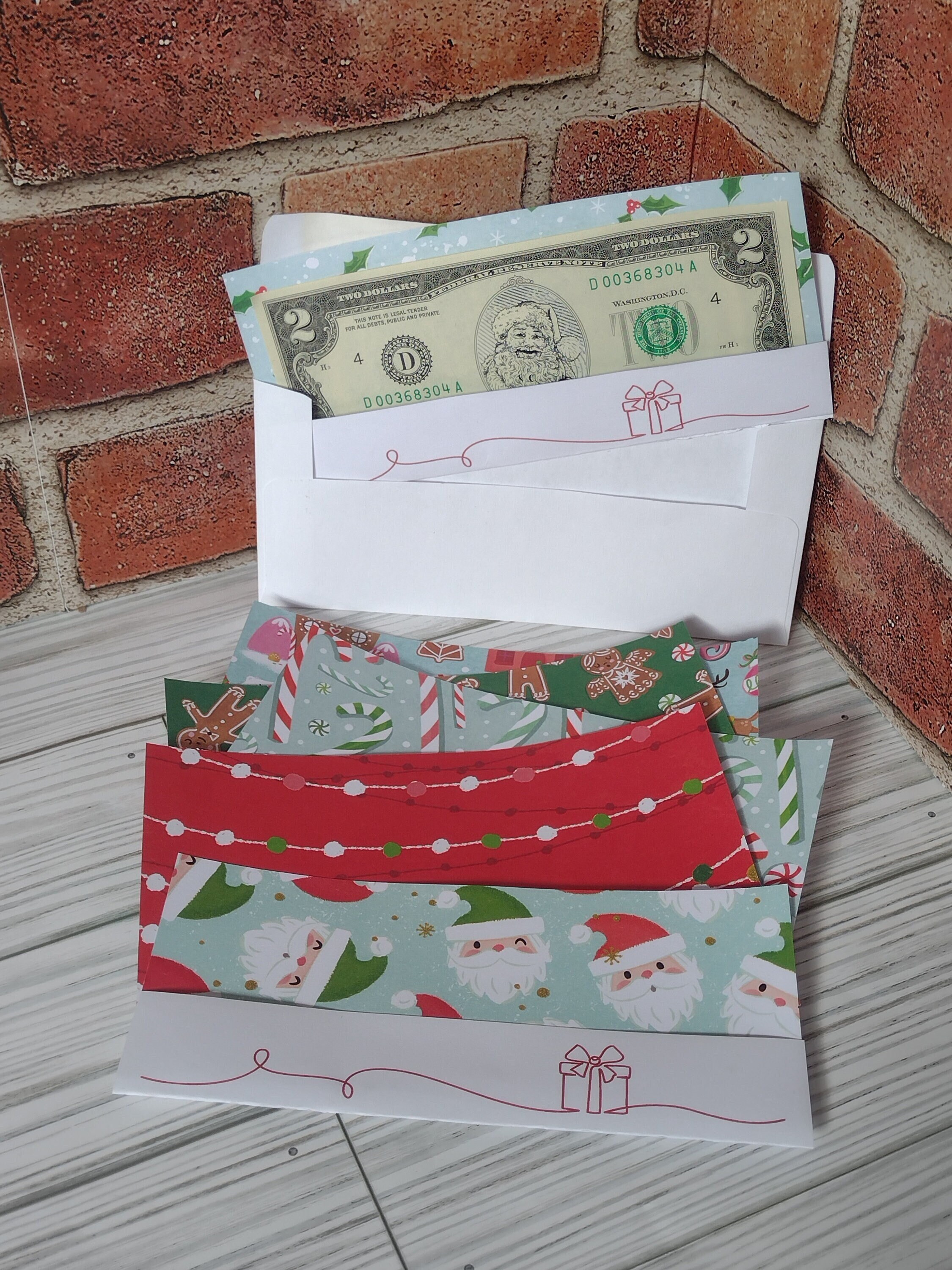 Santa Dollar Real Currency Gift - Etsy