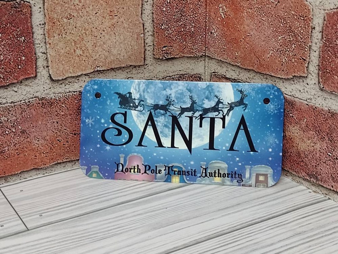 Santa's Lost License Plate and More! Evidence Kit - Etsy