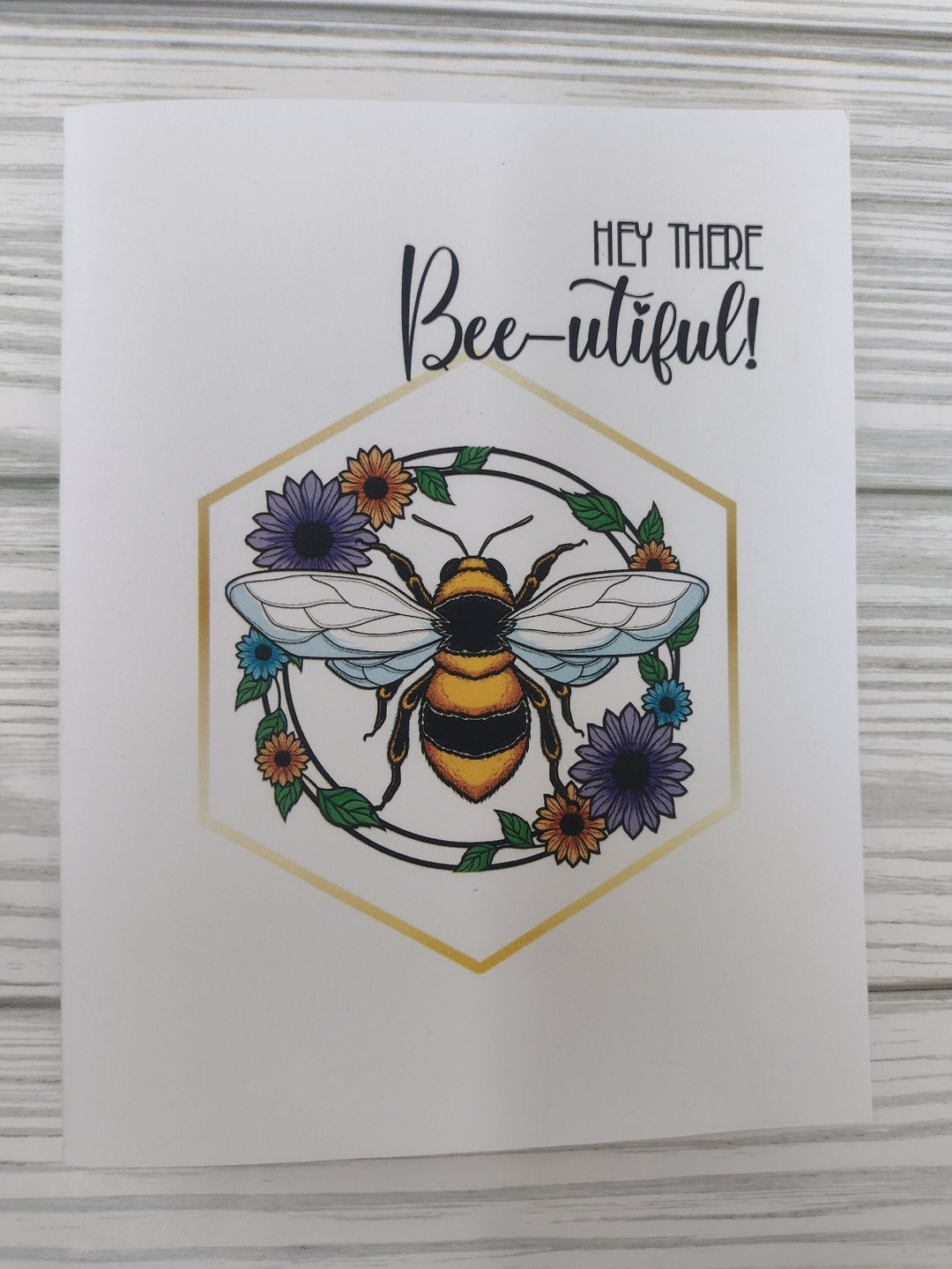 Set of 10 Bee Note Cards With Envelopes; Blank Inside - Etsy
