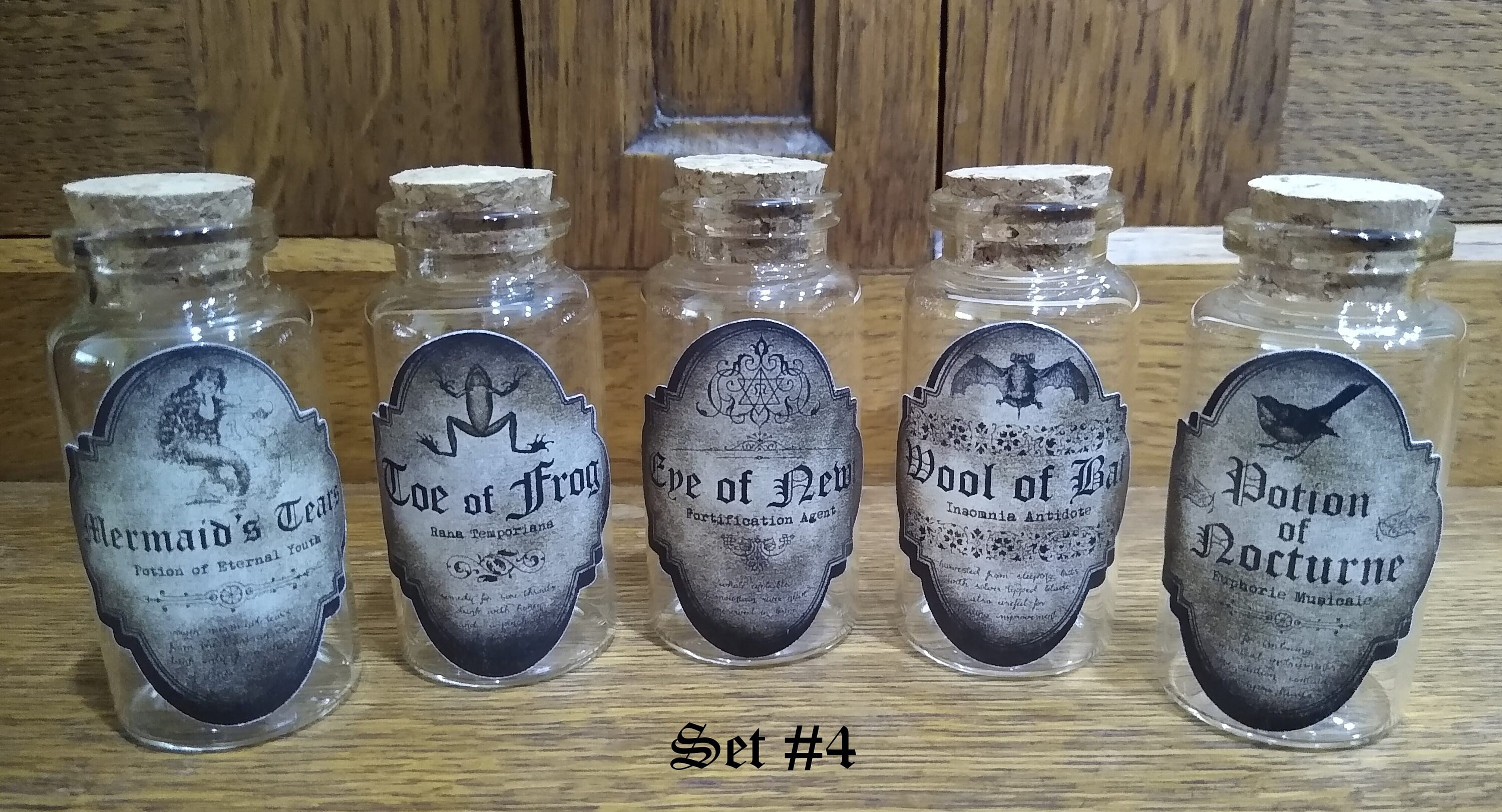 Halloween Apothecary/alchemist/potion Bottles or Shot Glasses - Etsy