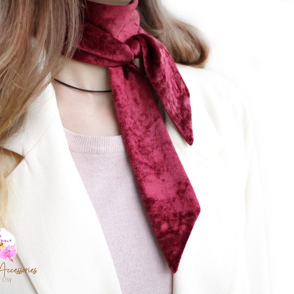 Red Velvet Choker - Etsy
