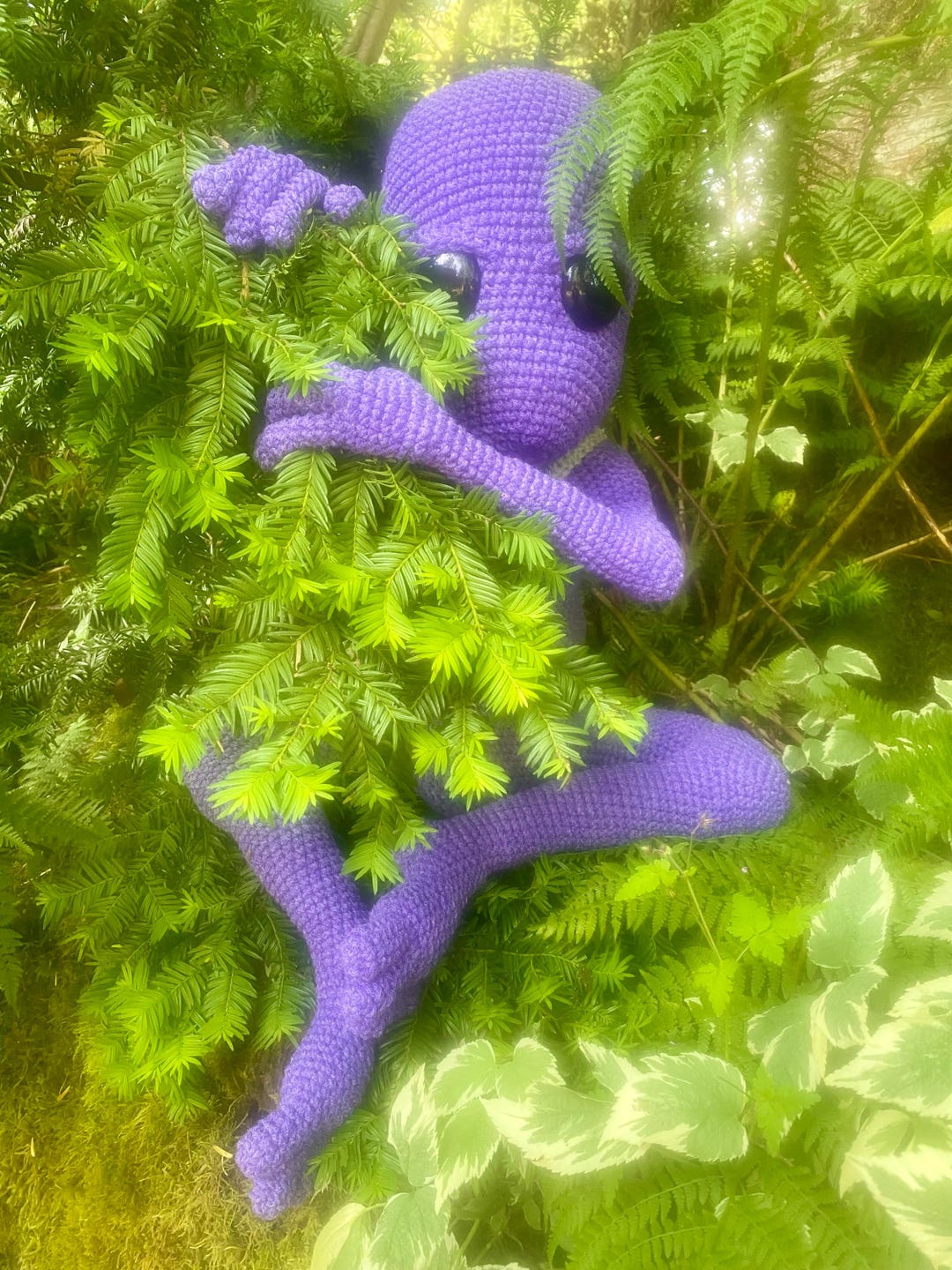 Large Purple Alien - Etsy