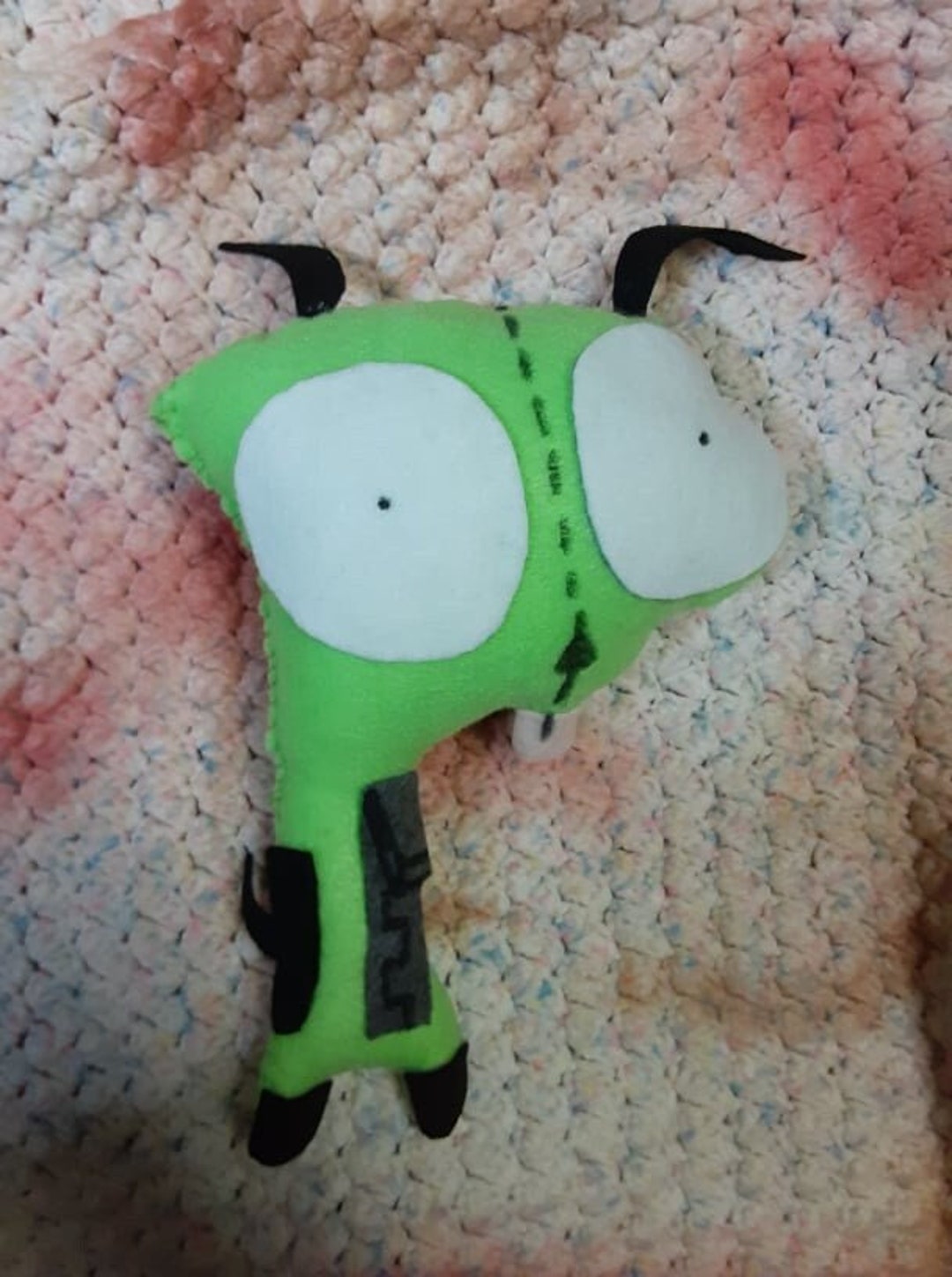 Dog/alien Inspired Hand Stitched Felt Plush Doll - Etsy