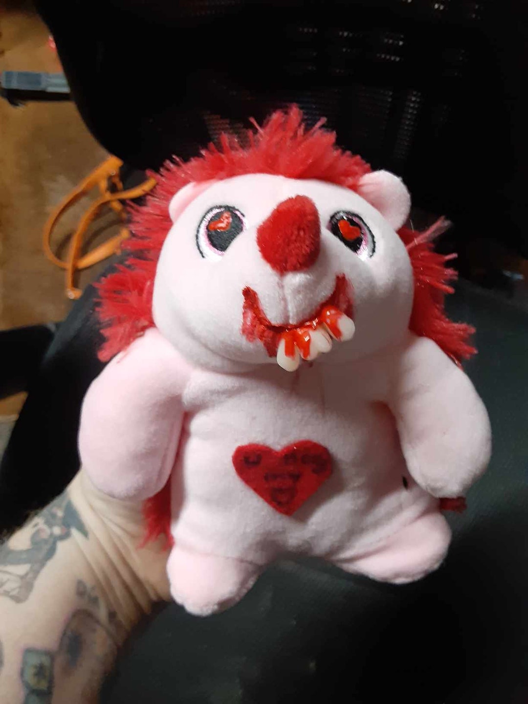 Creepy/weird You Hog My Heart/hedgehog Valentine's Day Plushie - Etsy