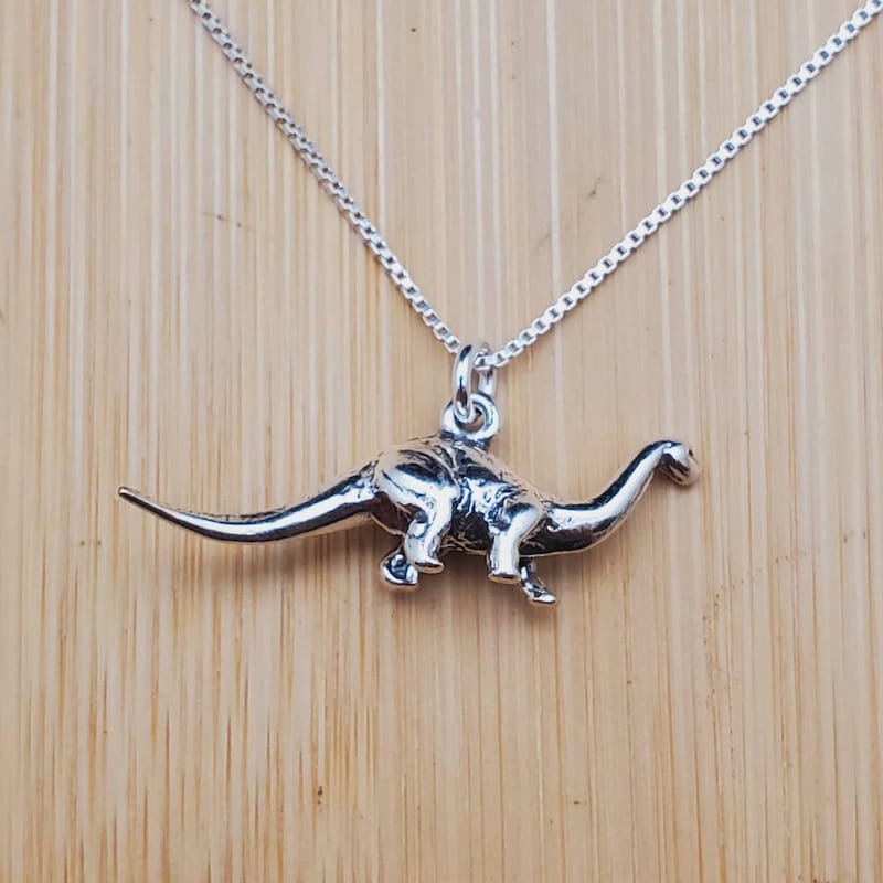 Dinosaur Necklace - Etsy
