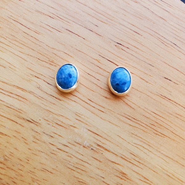 Denim Blue Earrings - Etsy