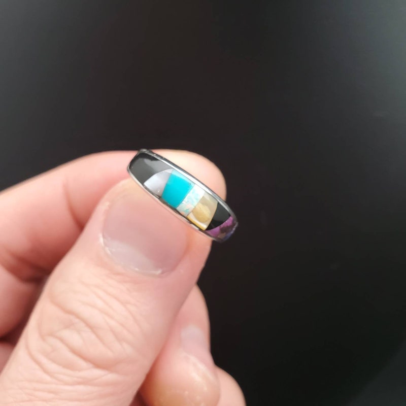 Inlay Ring - Etsy