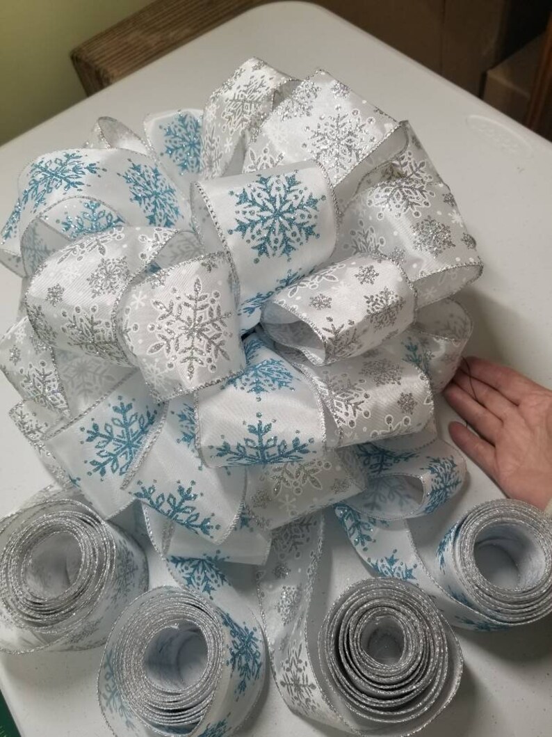 Christmas Tree Bow Topper | Etsy