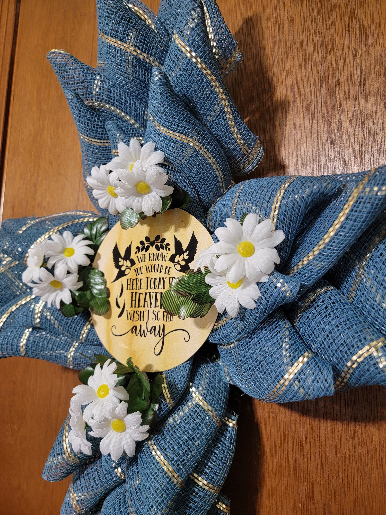Blue Memory Cross - Etsy