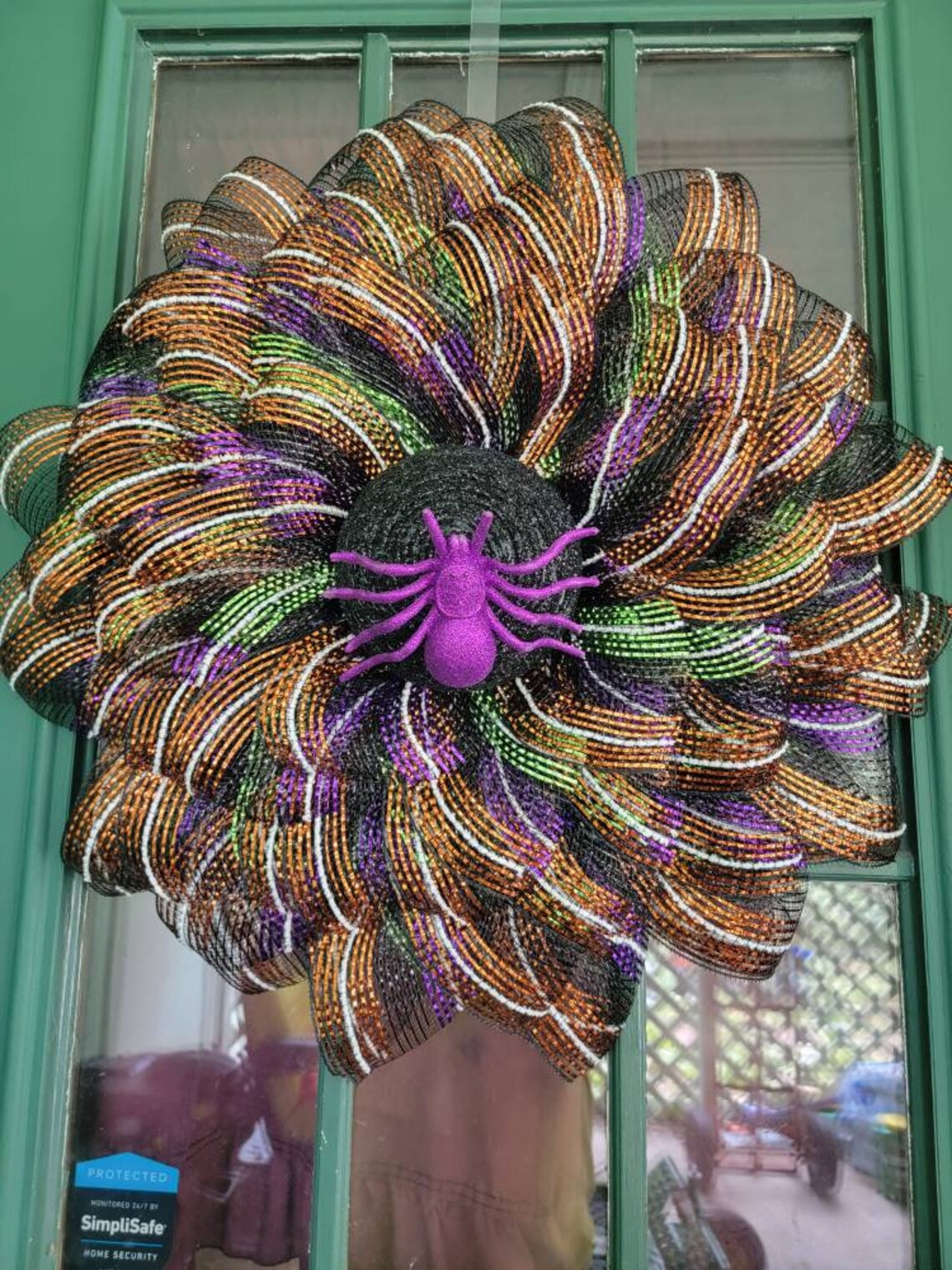 Halloween Spider Wreath - Etsy