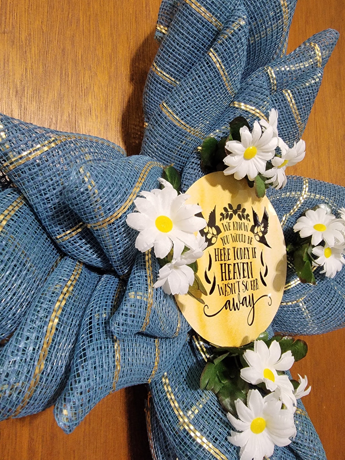 Blue Memory Cross - Etsy