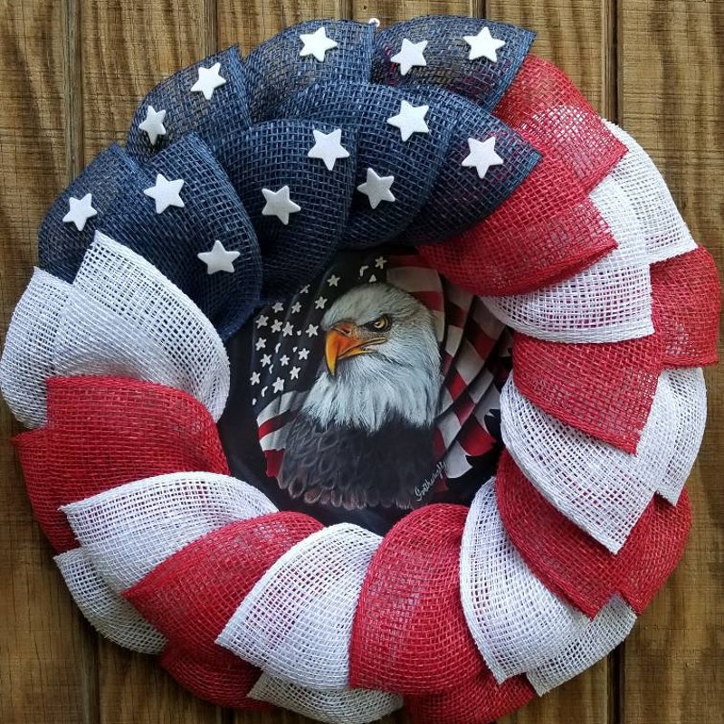 American Eagle Wreath - Etsy