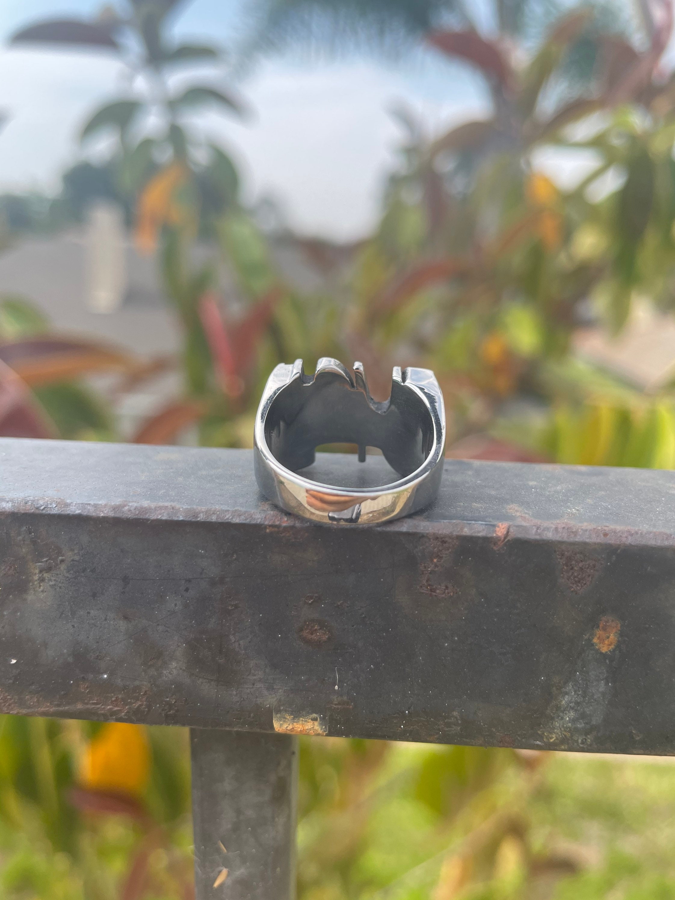 Punk Ring Mens Ring Womens Ring Biker Ring Stainless | Etsy