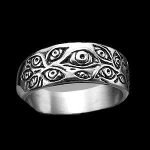 Eye Ring, Streetwear Jewelry, Mens Ring, Fashion Ring, Silver Jewelry ...