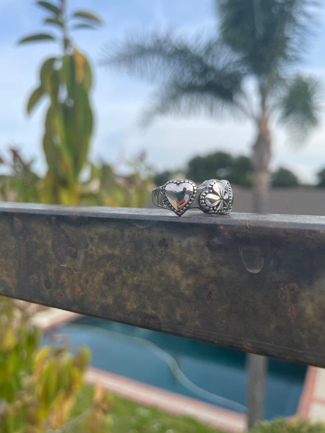 Poker Ring Playing Card Ring Womens Ring Mens Ring | Etsy