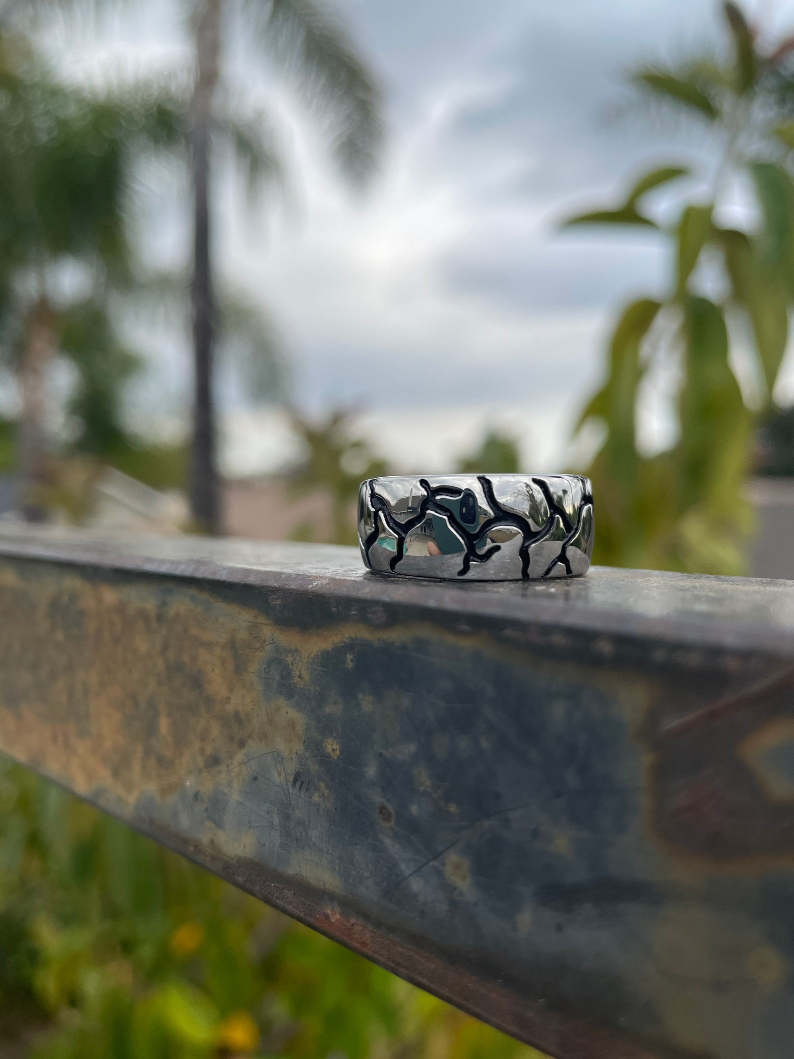 Band Ring Biker Ring Punk Ring Mens Ring Stainless Steel - Etsy