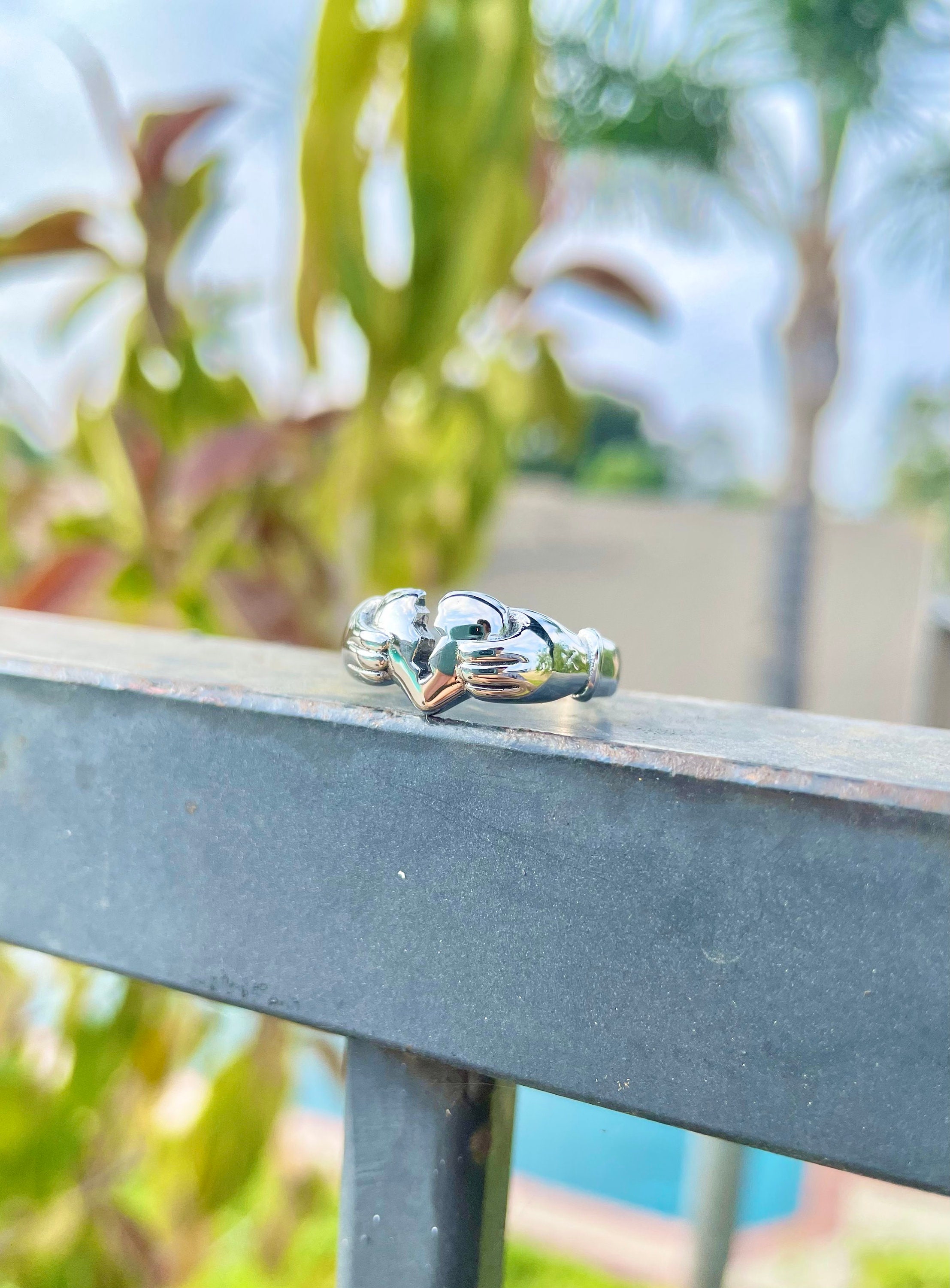 Heart Ring Broken Heart Ring Womens Ring Mens Ring - Etsy