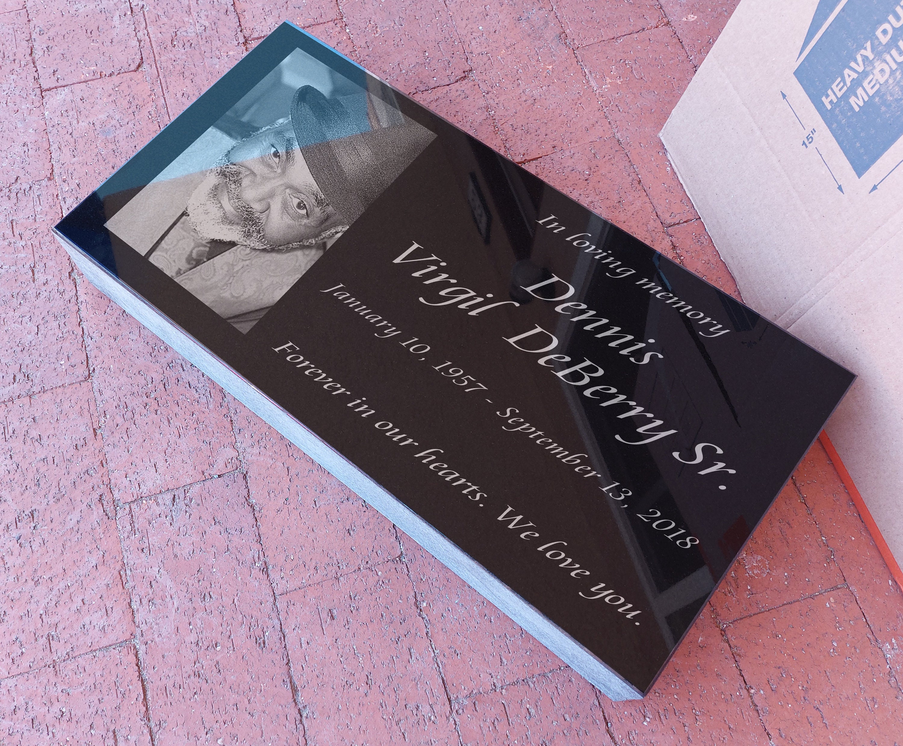 24x12x4 Inch. Headstone Tombstone Grave Marker People - Etsy