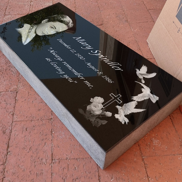 Tombstone Engraving - Etsy