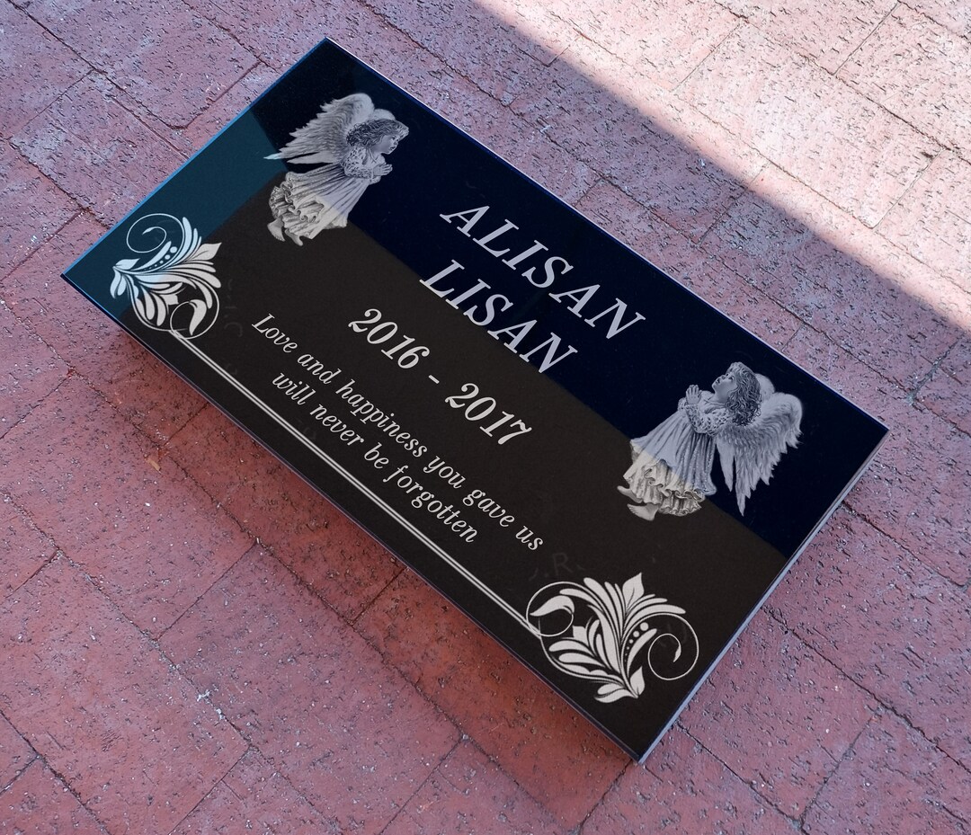 24x12x0.75 Inch. Headstone Tombstone Grave Marker People - Etsy