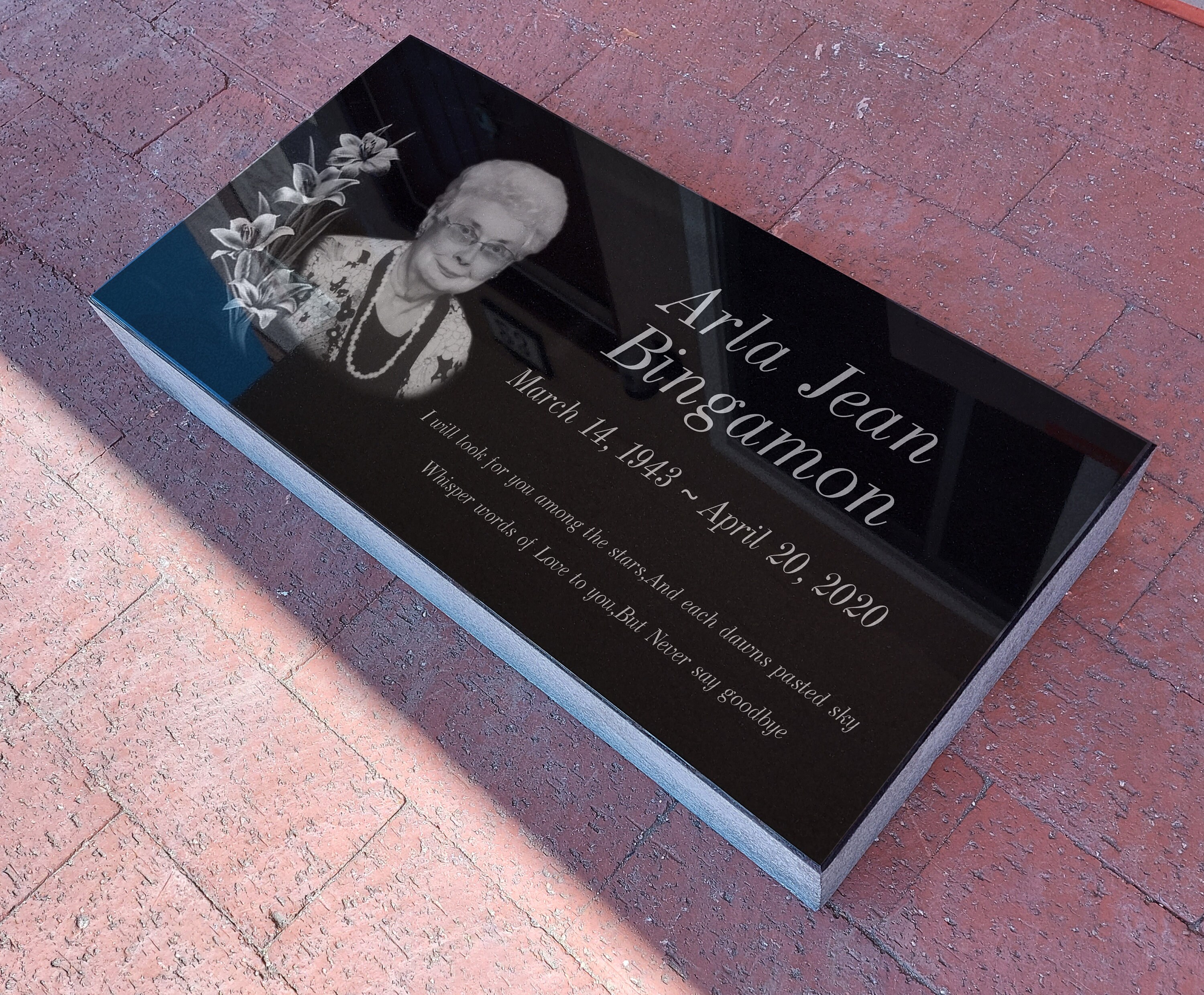 24x12x4 Inch. Headstone Tombstone Grave Marker People - Etsy