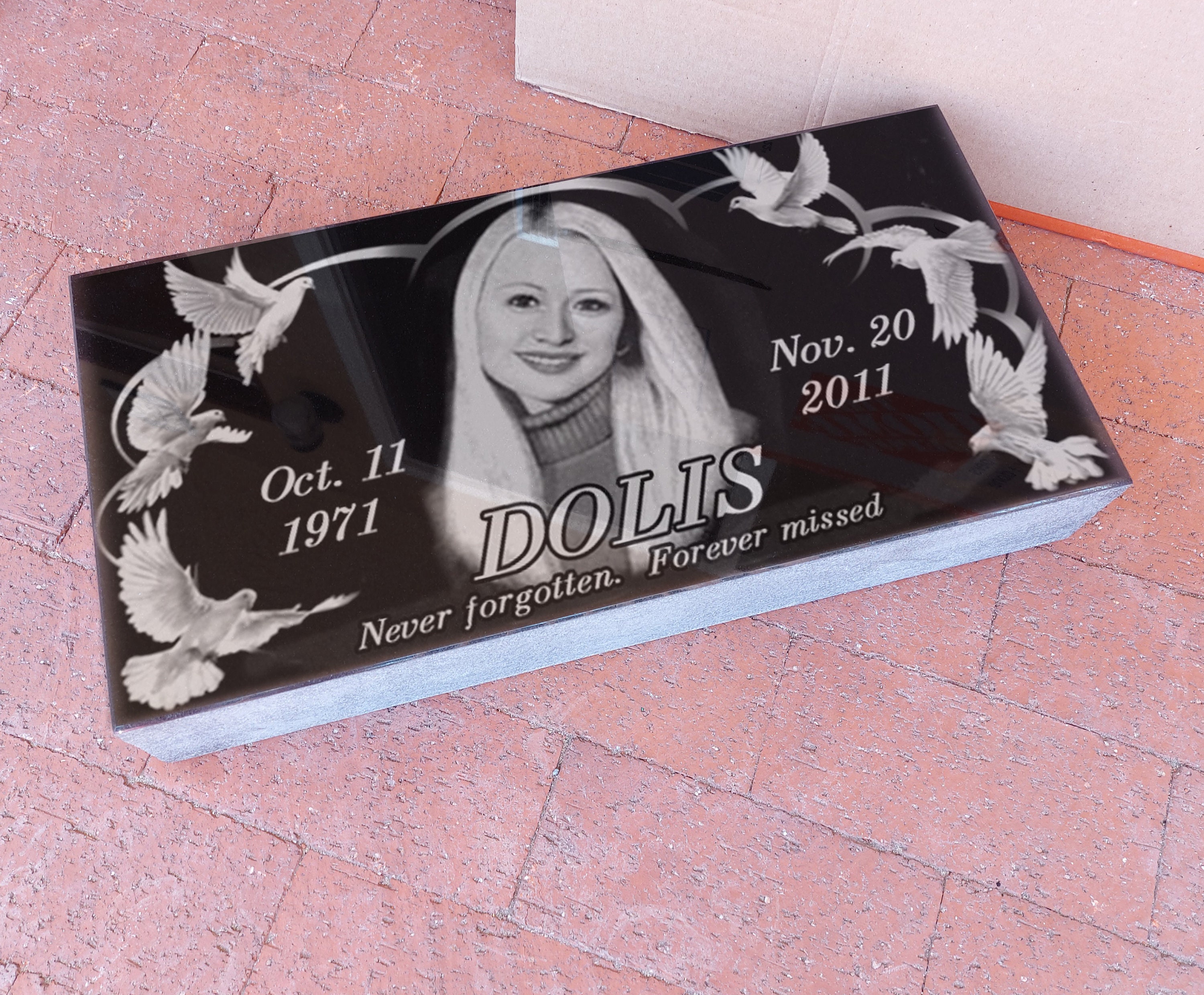 28x16x3 inch. Headstone Tombstone Grave Marker People | Etsy