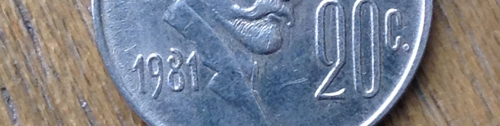 Rare Mexican Coin 20c 1981 Madero - Etsy
