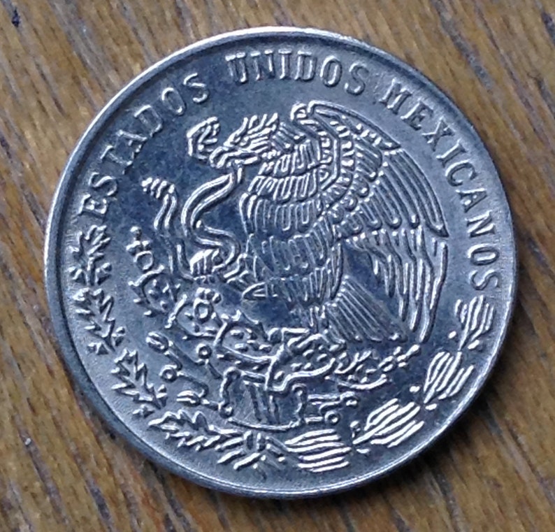 Rare Mexican Coin 20c 1981 Madero - Etsy Israel