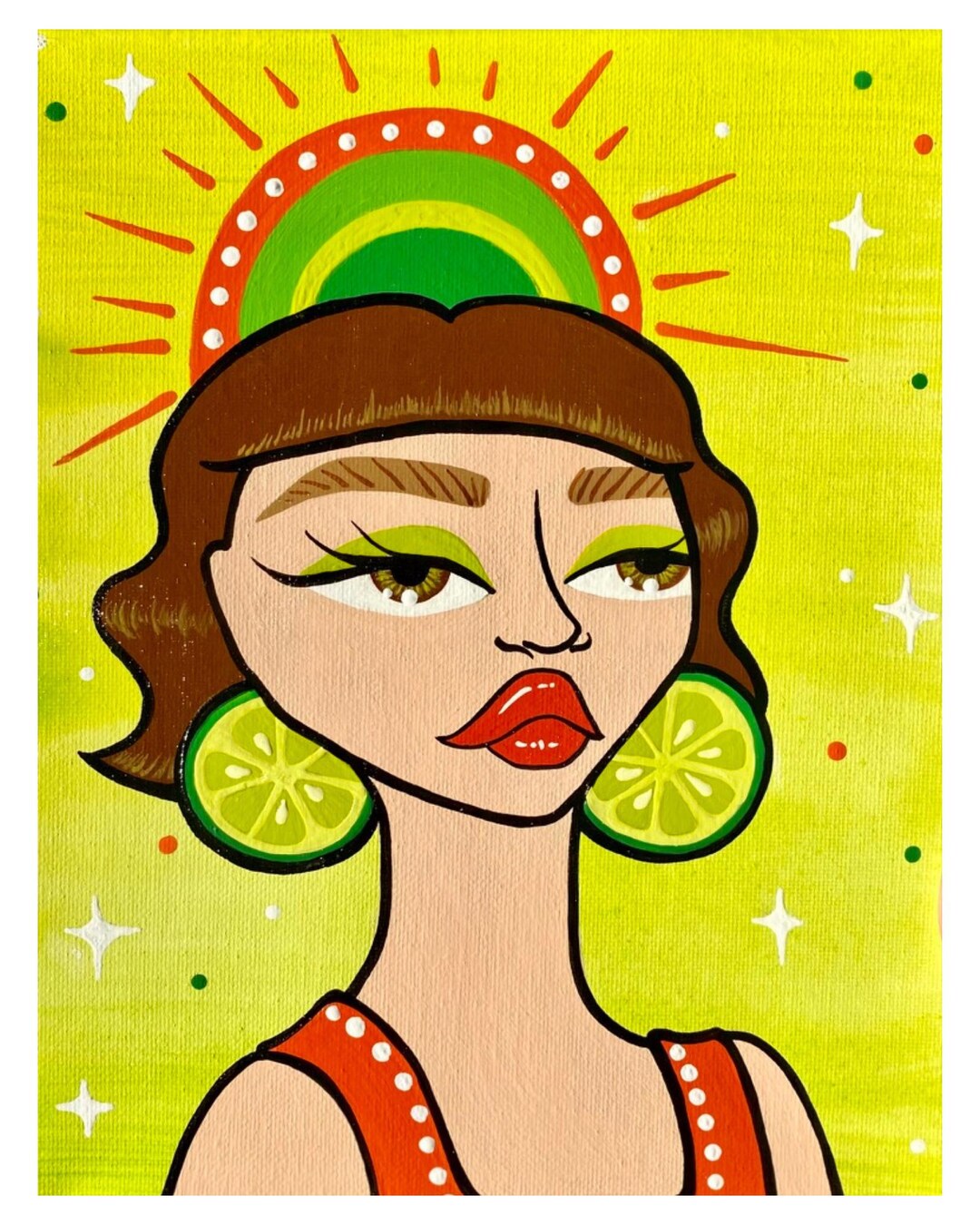 Citrus Queen Print - Etsy