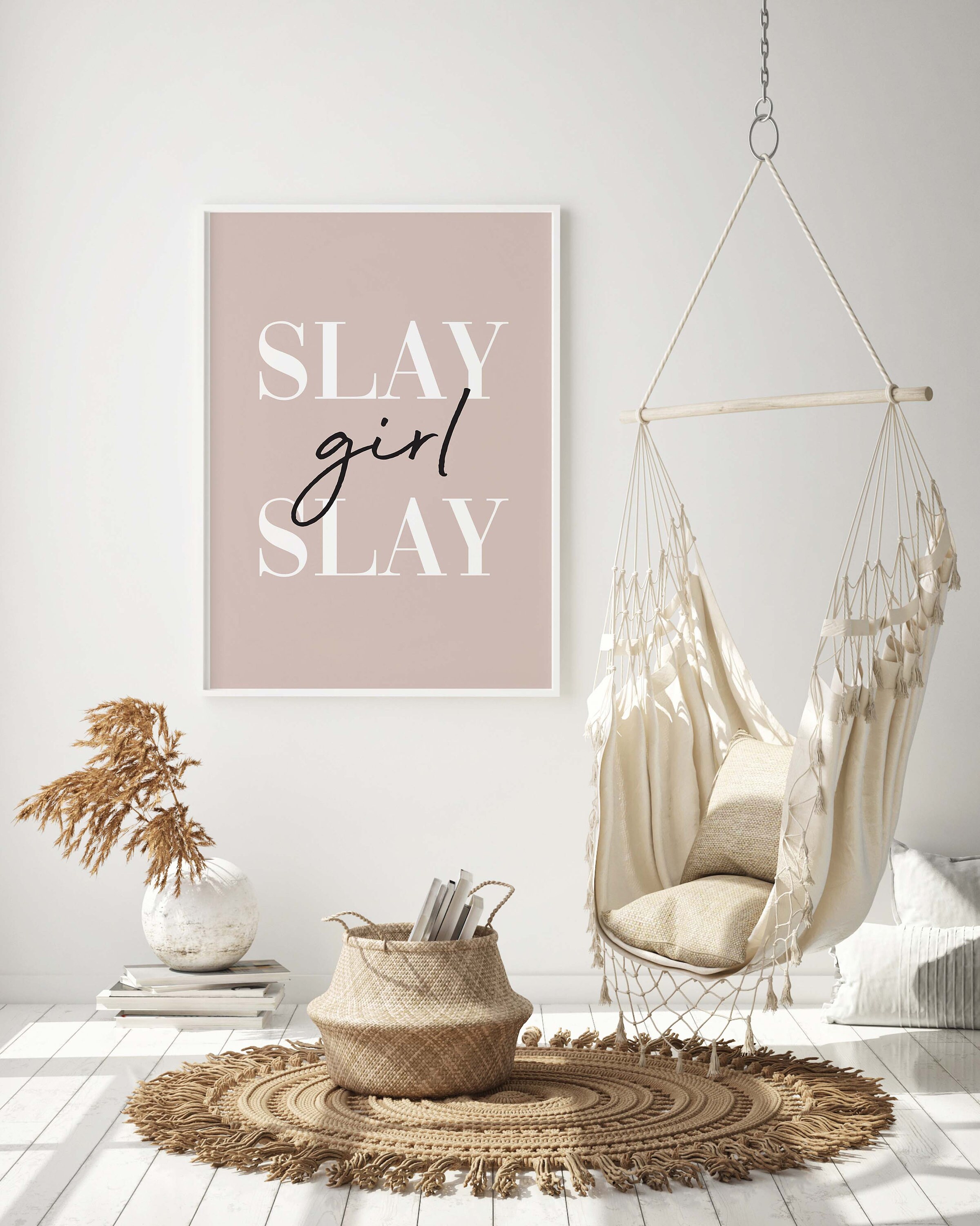 Slay Girl Slay Art Print INSTANT DOWNLOAD Luxury Art Poster - Etsy