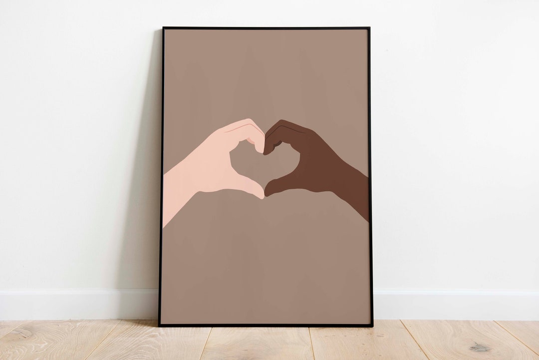 Love Wall Art Printable Poster Equality Illustration Home Decor Multi ...