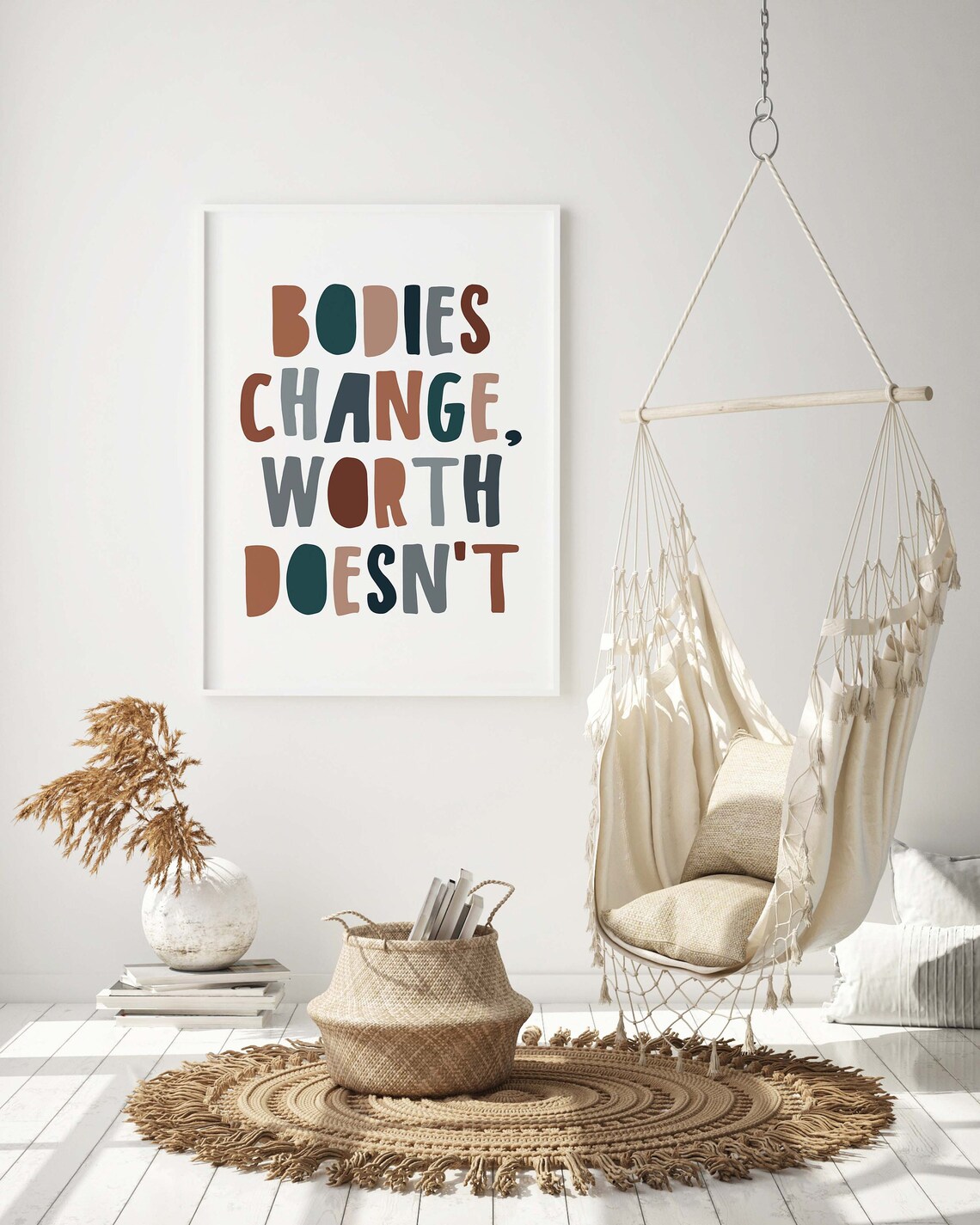 Body Positivity Wall Art DIGITAL DOWNLOAD Boho Self Love Wall - Etsy