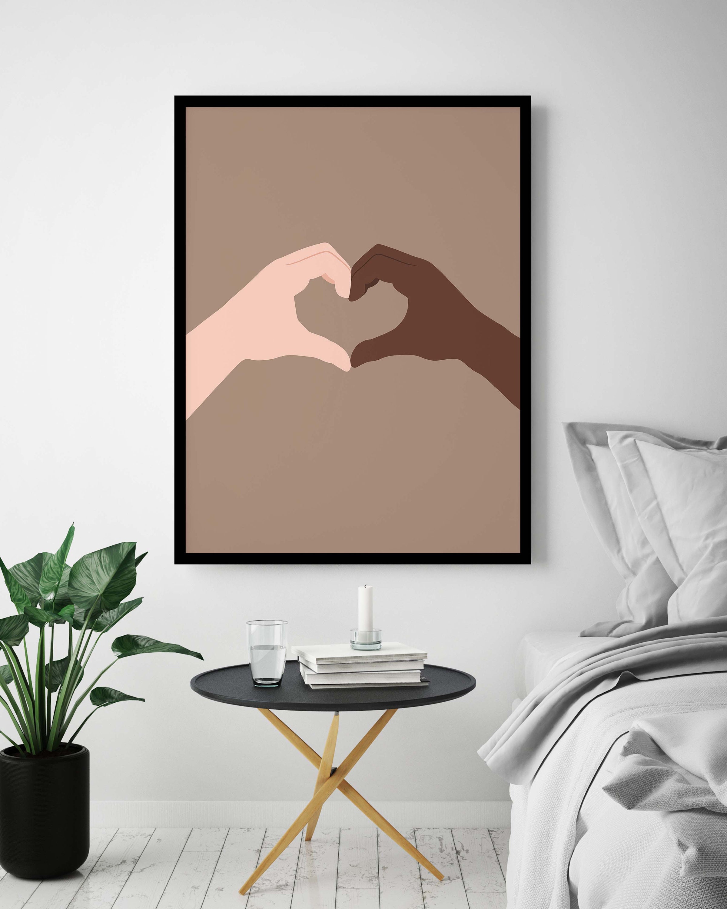 Love Wall Art Printable Poster Equality Illustration Home - Etsy