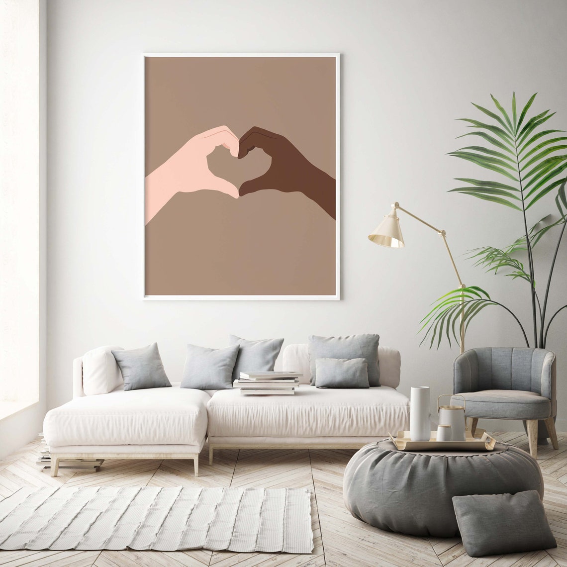 Love Wall Art Printable Poster Equality Illustration Home - Etsy